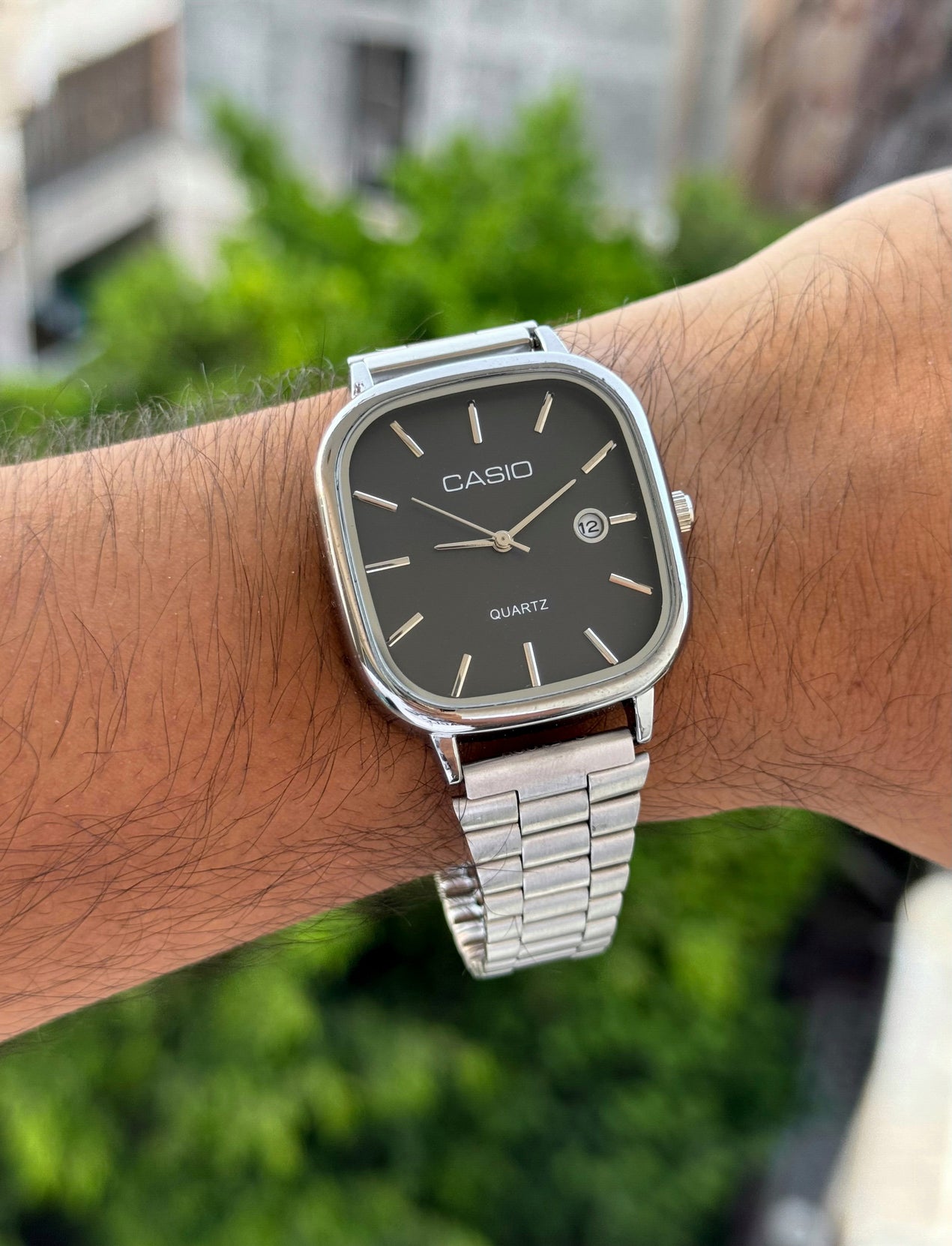 Casio hexagonal genuine leather – Mo Watches