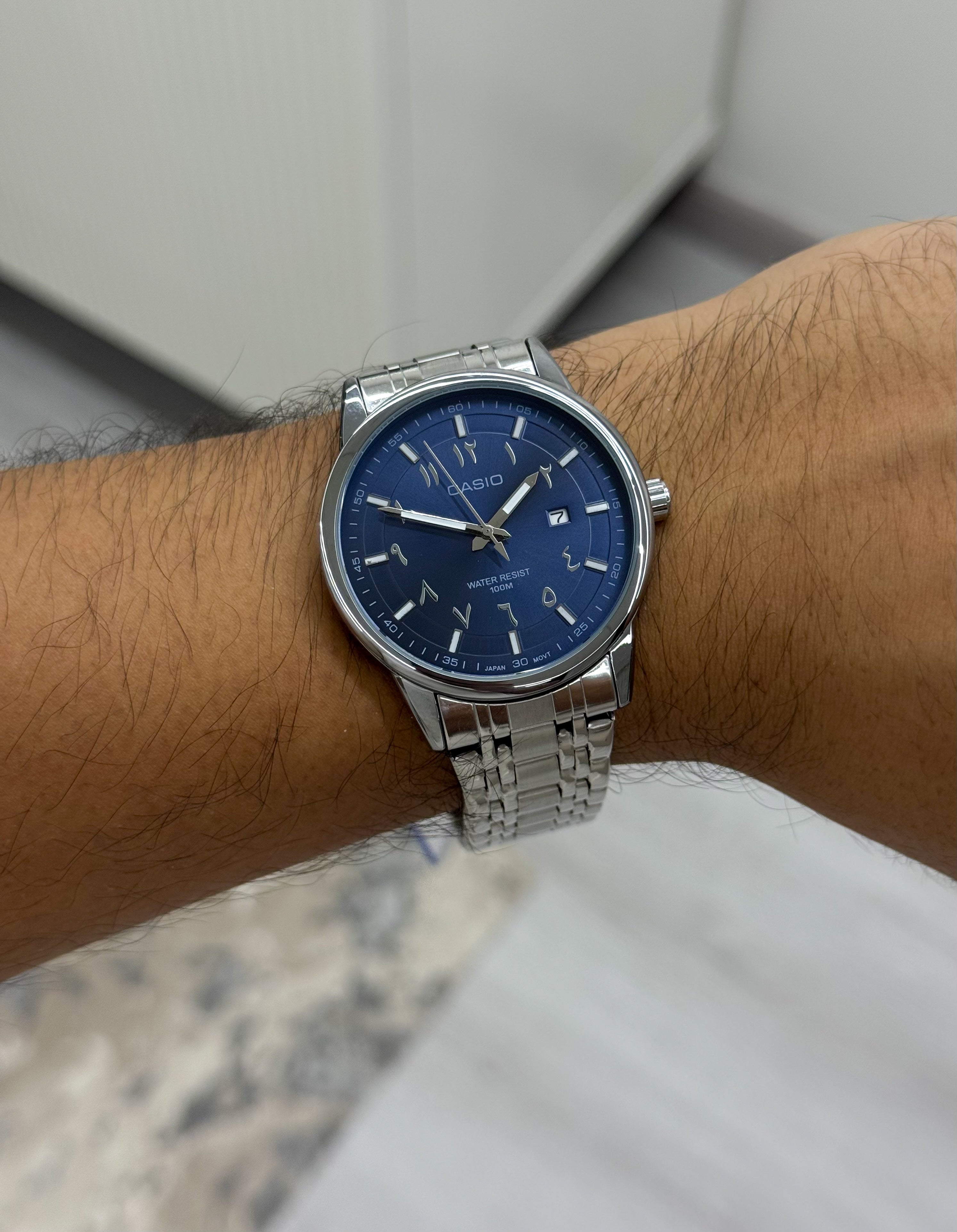 Casio metal arabic – Mo Watches